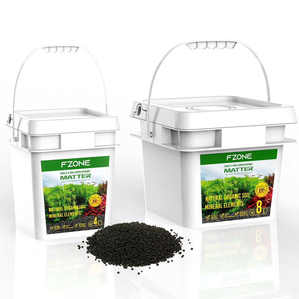 FZONE Planted Tank Soil – Dust-Free, Safe for Fish & Shrimp, pH Stable – Fzone Studio