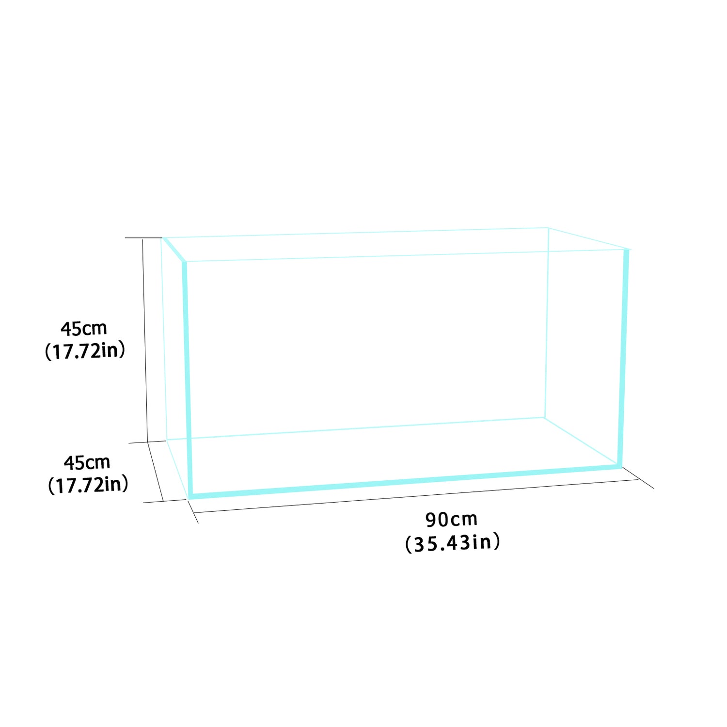 Anata Series 2Gal-80Gal Aquarium – Fzone Studio